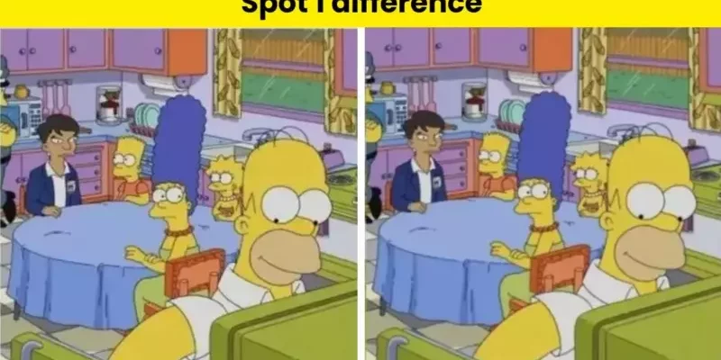 We challenge you to spot one difference between the Simpsons’ picture ...