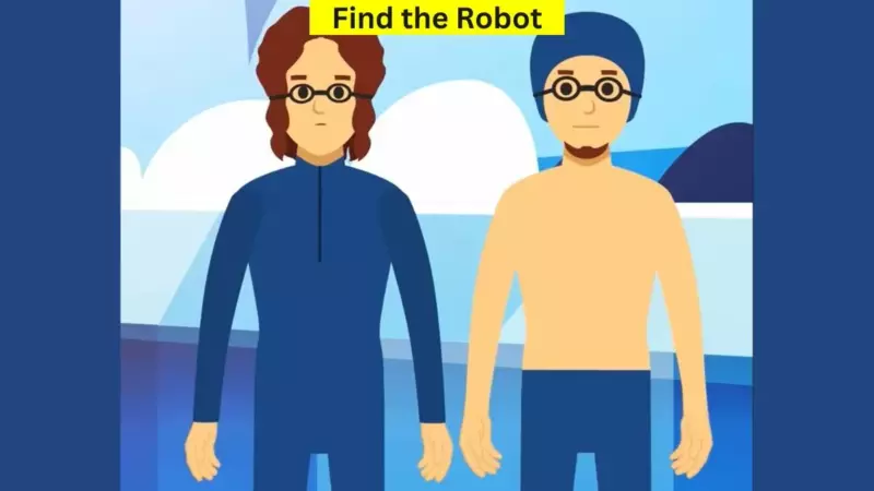 Brain Teaser IQ Test: Only high IQ individuals can find the robot in 6 ...